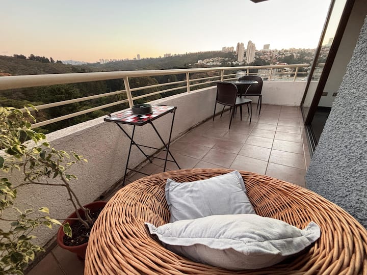 Modern Apartment In Reñaca Overlooking A Natural Park. - Viña del Mar