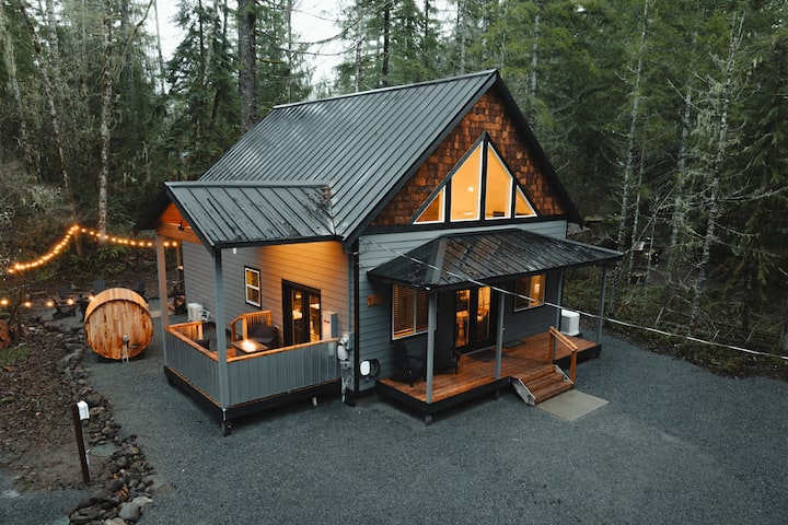 Alpenwolf - Sauna! Hot Tub! Firepit! Ev! Ac! - Ashford, WA