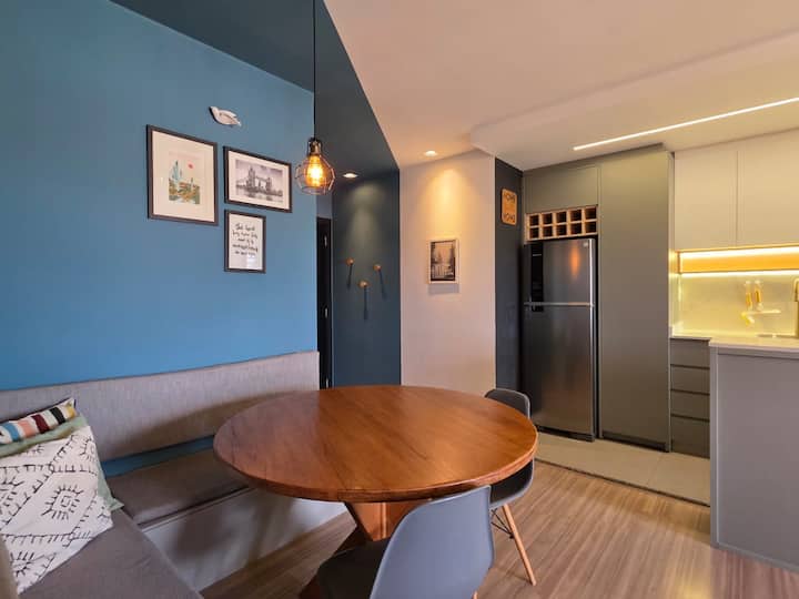 Zona 08 + 02 Qtos/piscina, Academia, Pet Friendly - Maringá