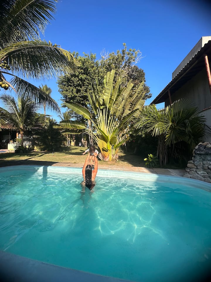 Casa Em Condomínio A 20m Da Praia Com Piscina - Porto Seguro