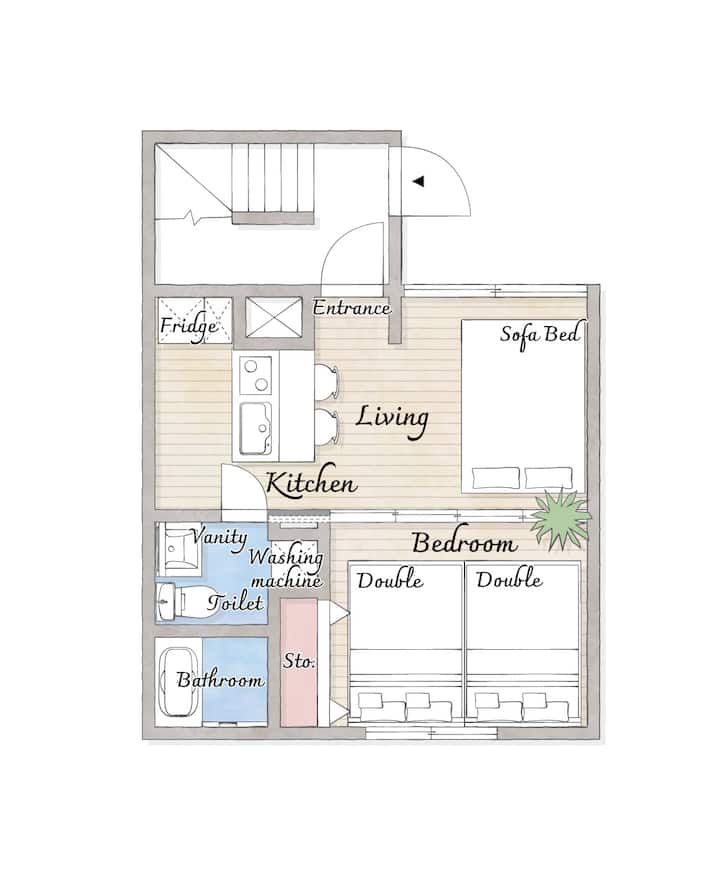 5m Ike/3m Gare/lave-sèche/nouvel Appart Design - Ikebukuro