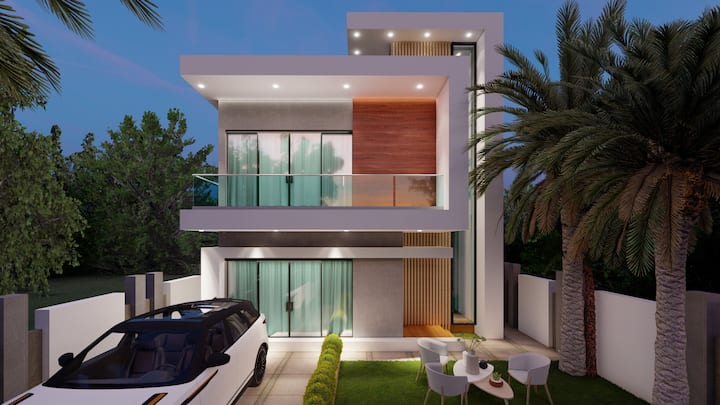 Luxury Lakeview Villa With Private Pool - Navsari