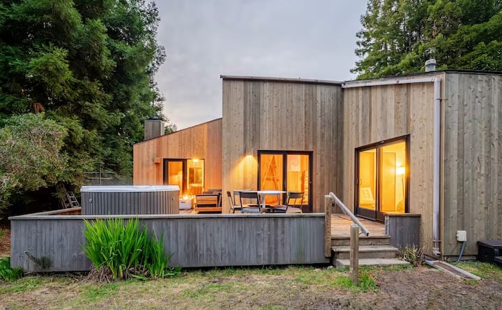 Mid-century Sea Ranch Retreat Private Hot Tub + Ev - Gualala, CA