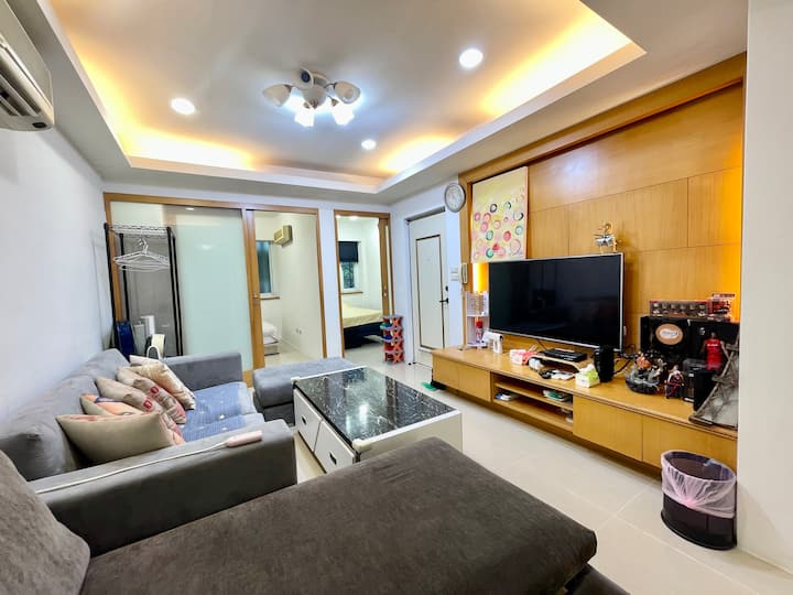 Evan - 月租三房精品美宅，步行3-7分鐘，夜市，世貿捷運101站皆可達 - Taipei