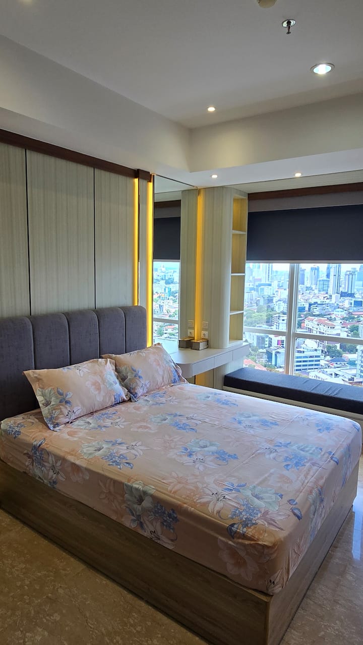 Cozy Menteng Studio Monas View. Fast Wifi+netflix - Jakarta
