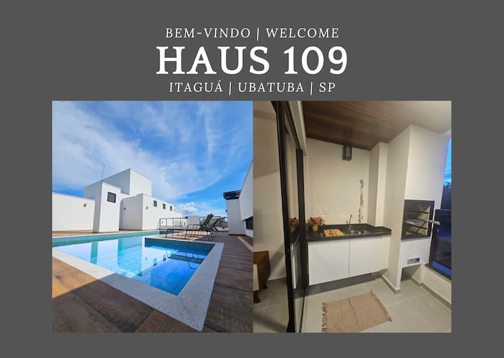Haus 109 Itaguá: Perto De Tudo Com Lazer Total - Ubatuba