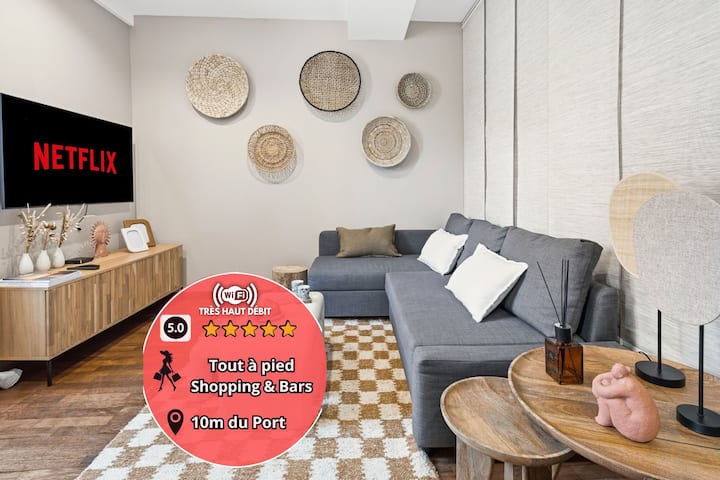 "Bohème" Climatisé - 2 Pas Du Port- Rue Du Cepoun - Saint-Tropez