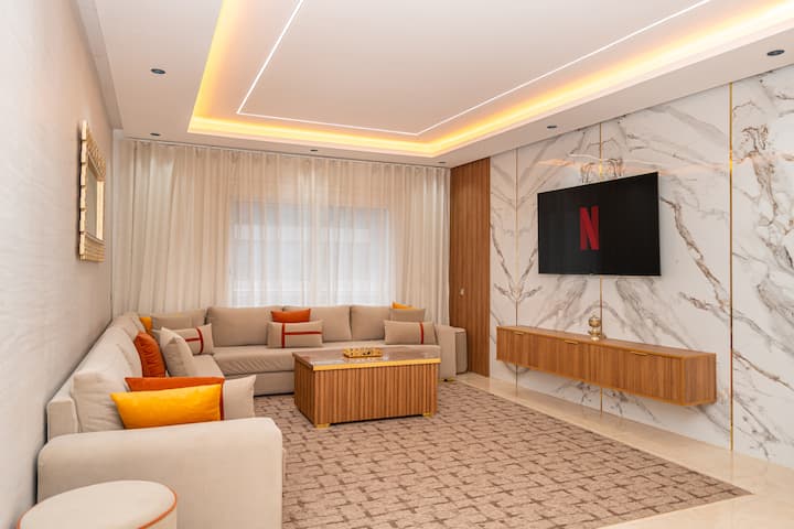 Luxe App  Familie  Privé Parking  Centrale A/c - Tangier