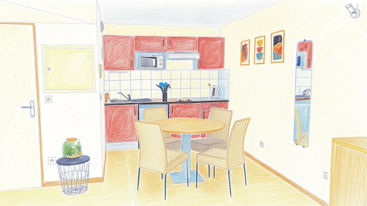 Appartement 4 Couchages
L'escale Du Canigou - Vernet-les-Bains