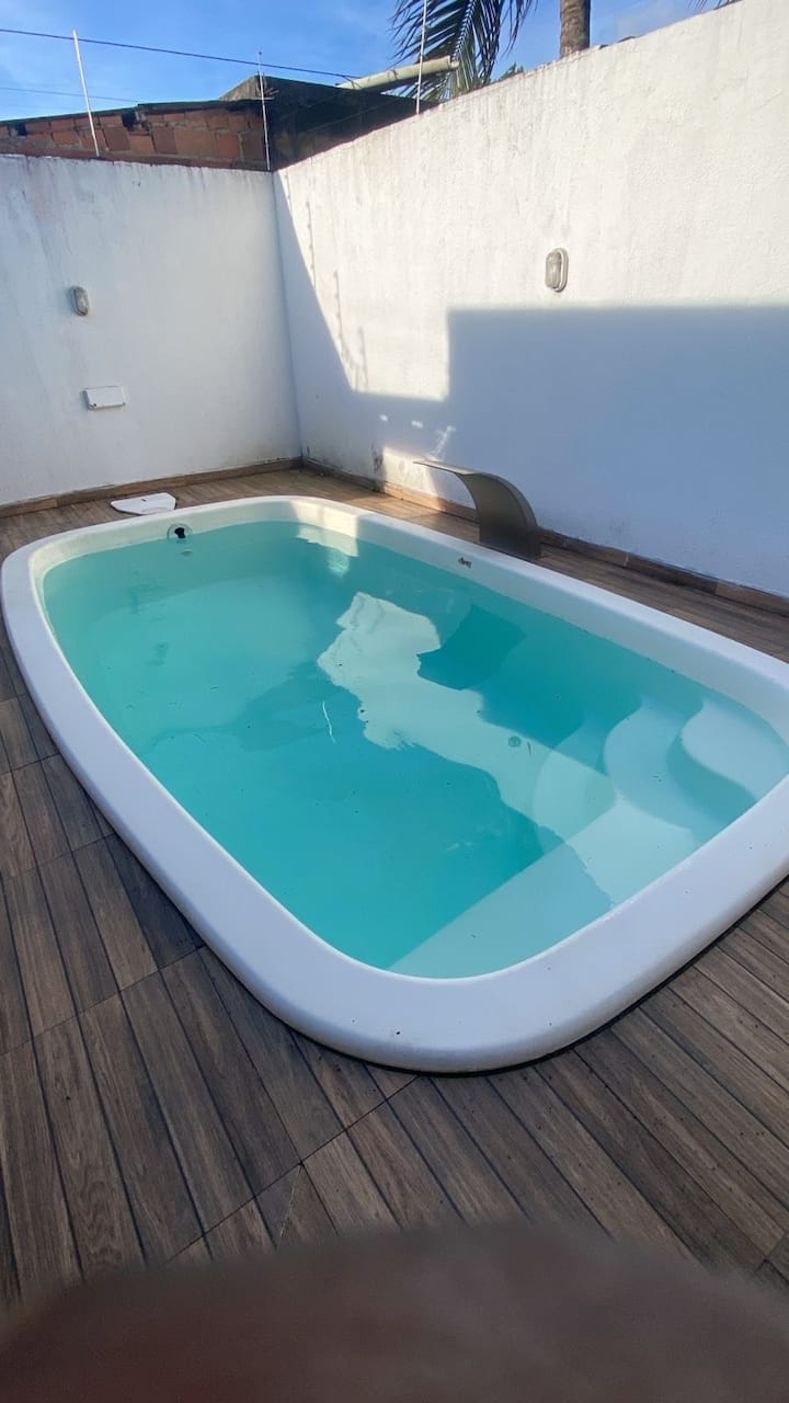 Casa Com Piscina Para 8 Pessoas – Prado/ba - Prado