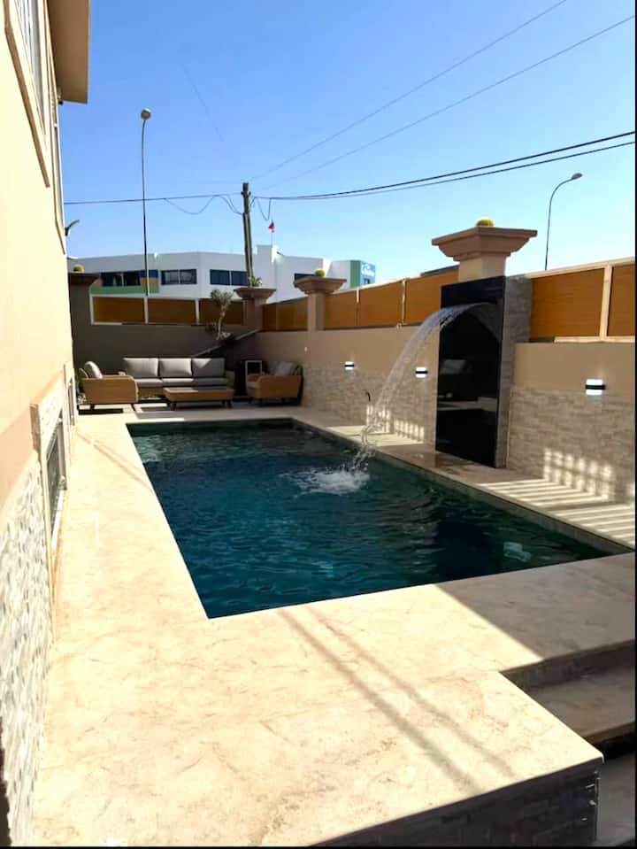 Chic 6-bedroom Pool Villa In Agadir Reg62029 - Agadir