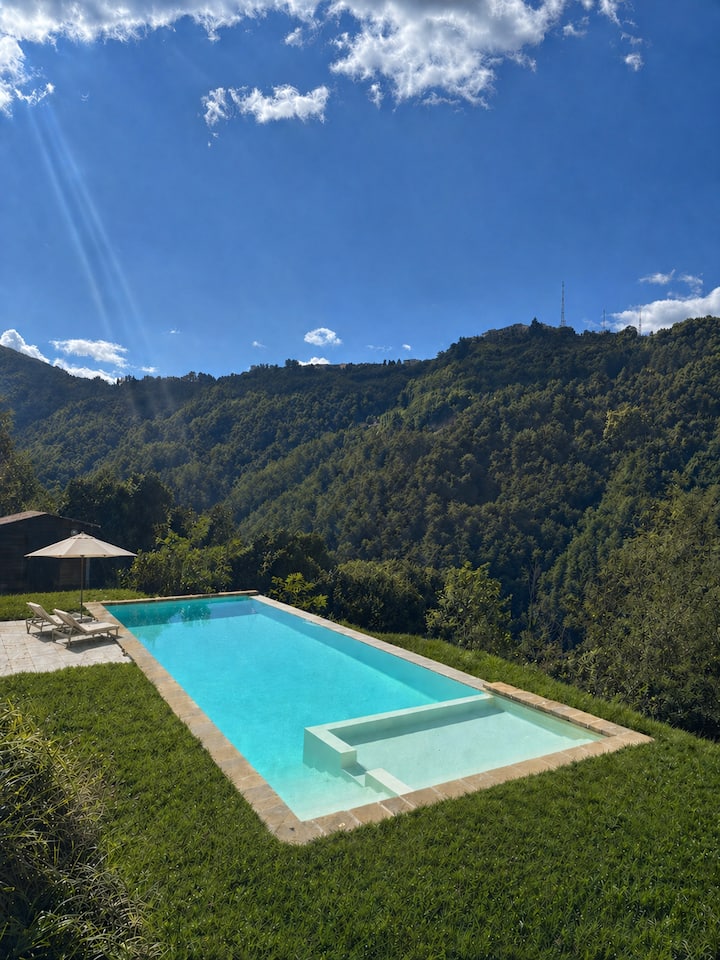 Adembenemend Uitzicht, Xl Zwembad, Nabij Dorp - Bagni di Lucca