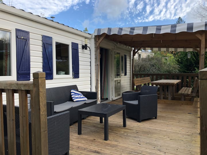 Mobil-home Cosy éQuipé 6 Personnes - Sainte-Cécile Plage