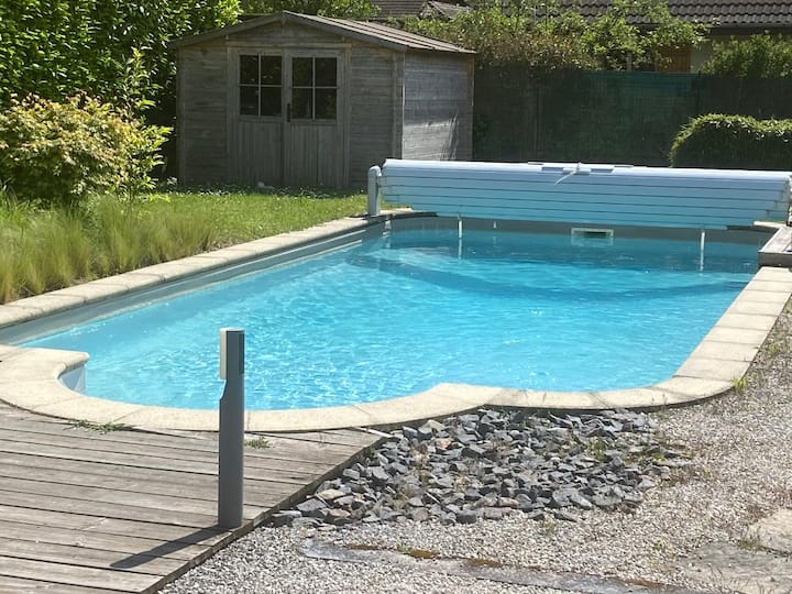 Maison Cosy Piscine Et Spa Entre Lacs Et Montagnes - Rumilly
