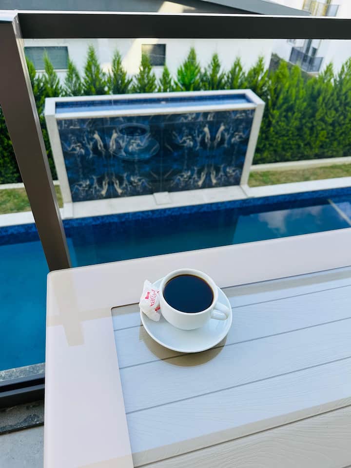 Modern Daire |Havuz • Dağ Manzarası |Side’ye Yakın - Side