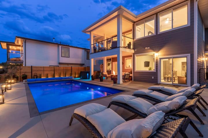 The View 5 Bedroom Pool Hot Tub - Lake Country