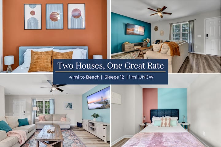 Two Units, One Booking | Near Uncw & Beach - Wilmington, NC