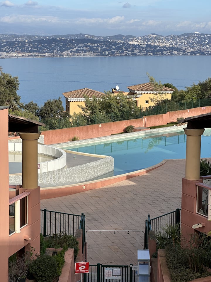 Vue Mer, Sur La Baie De Cannes Piscine Randonnée - Théoule-sur-Mer