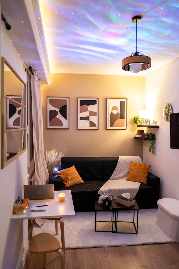 Studio Cosy - Proche Gare - Netflix - Ambiance Led - アンヌマス