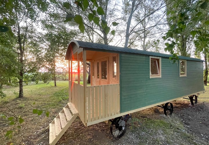 Domaine Des Anes - Roulotte De La Clairière - Jonzac