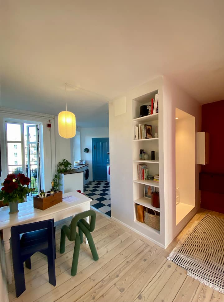 Charming, Central Flat W/ Balcony In Copenhagen N - Copenhaguen