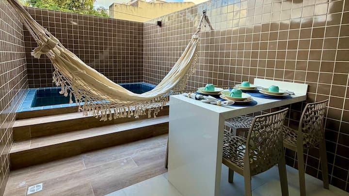 Flat Em Carneiros Terrazza Beach Residence - Praia dos Carneiros