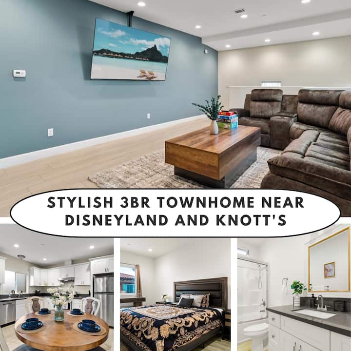 Stylish 3br Townhome Near Disneyland And Knott's - Cypress, CA