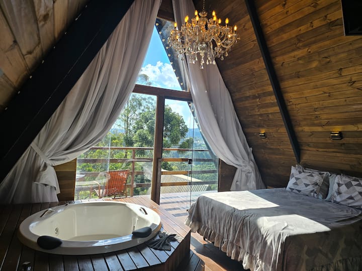 Chalé Capivari Exclusivo Com Hidro E Vista Linda - Campos do Jordão