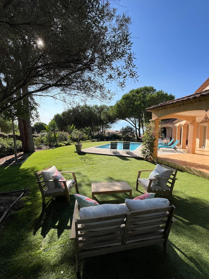 Villa Familiale Au Calme, Piscine Et Plage à Pied - Porticcio