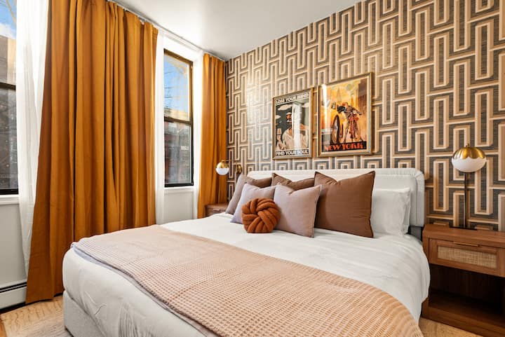 New-cozy Art Deco 2br Apt-10 Min To Nyc Transit - Hoboken, NJ