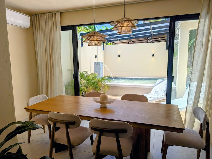 Beachfront 3br Lux | Private Pool | Next To Ferry - Isla Mujeres