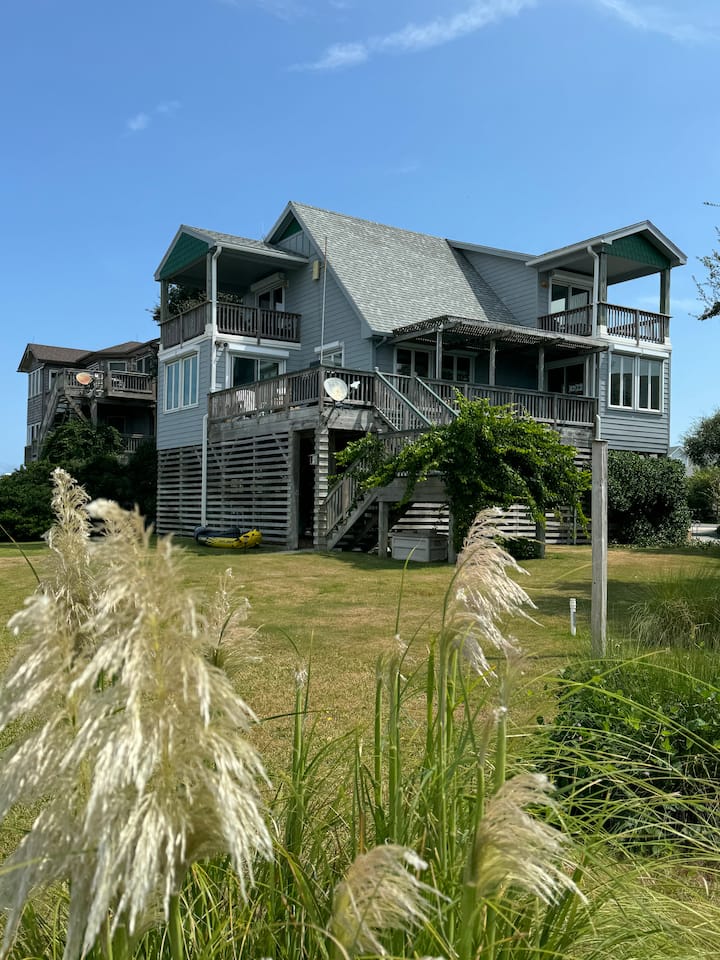Waterfront! Sunset Views, Dock, Pool Access, Kayak - Nags Head, NC