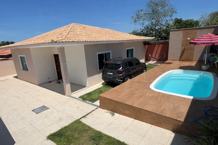 Casa De Praia Em Araruama Com Piscina E 3 Suítes - Brazil