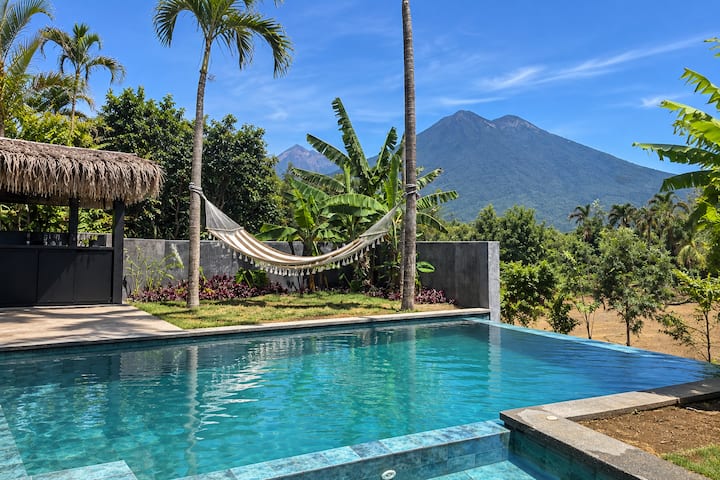 Casa Lava | Pool, Hot Tub & Volcano Views - Guatemala