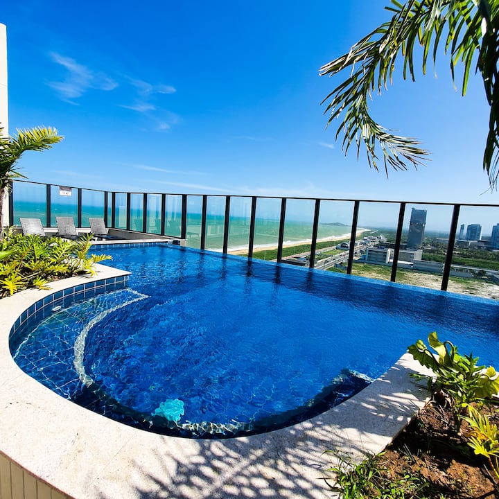 Ap Luxo + Lazer Estilo Resort C/ Praia A 200m - Vila Velha