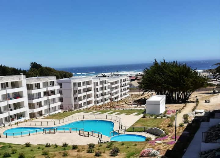 Departamento Con Vista Al Mar - Miramar El Tabito - El Tabo