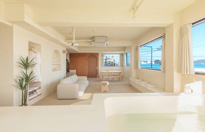 [2f] Private Jacuzzi Ocean View Stay Near Haeundae - Busan