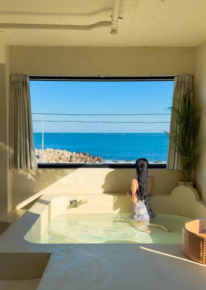 [Private Poolvilla]해운대구|송정|바다1초앞|송정해수욕장7분|넓은객실 - Busan