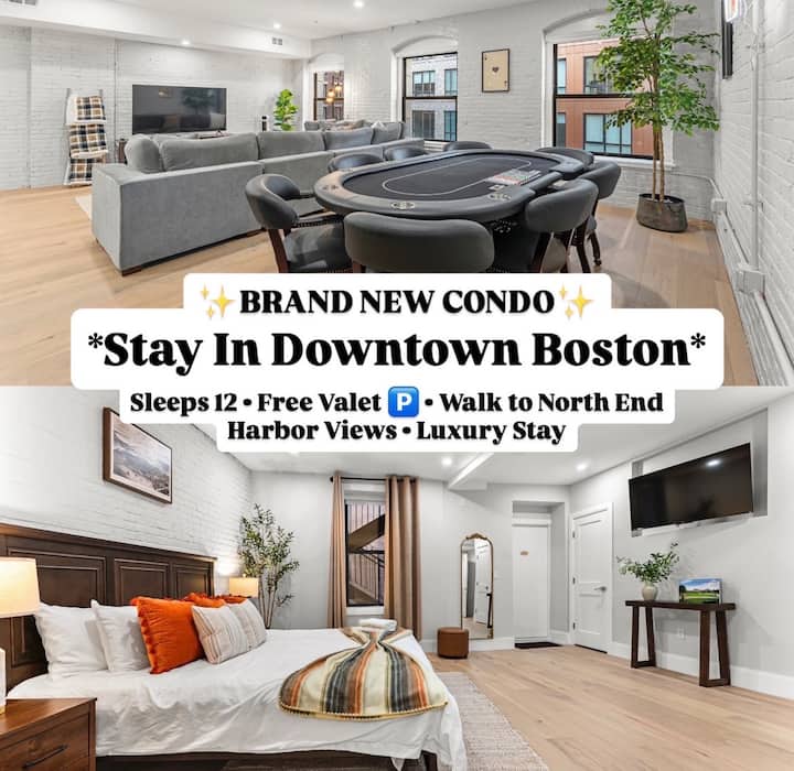 Downtown North End Luxury Condo Harbor Views Valet - Chinatown - Boston