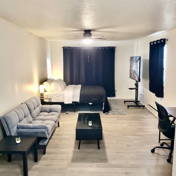 Bed & Bath, 4k 65” Tv, Full Kitchen Apt (1b) - Illinois