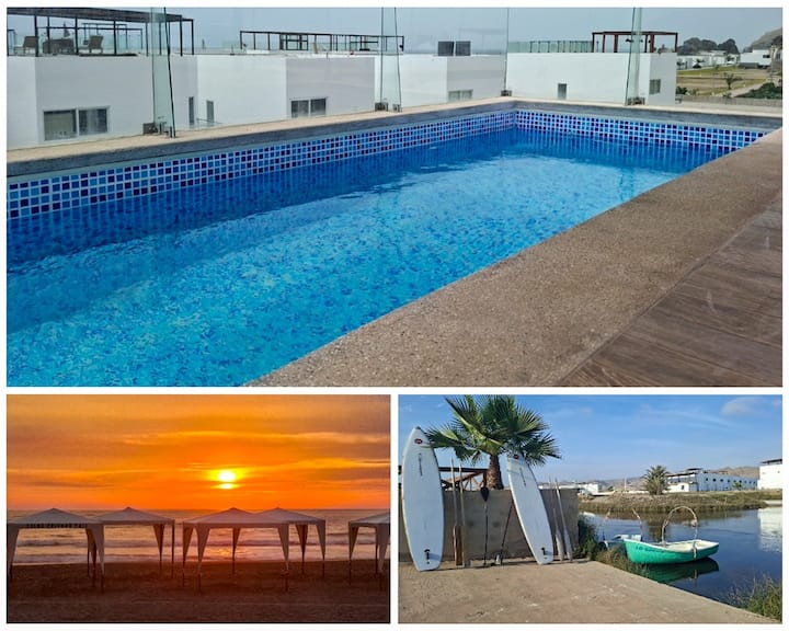 Casa De Playa Con Piscina En Condom. | Cerro Azul - Pérou