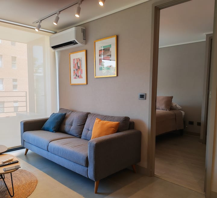 Prime01| Cercano Barrio Italia, Piscina Y Gym - Providencia