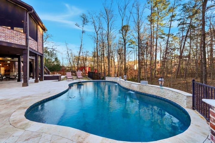 •French-inspired English Manor•heated Pool•hot Tub - Alpharetta, GA