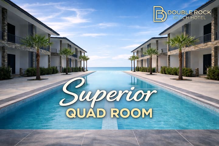 Superior Quad Room (1) · Double Rock Beach Hotel - Ko Pha Ngan