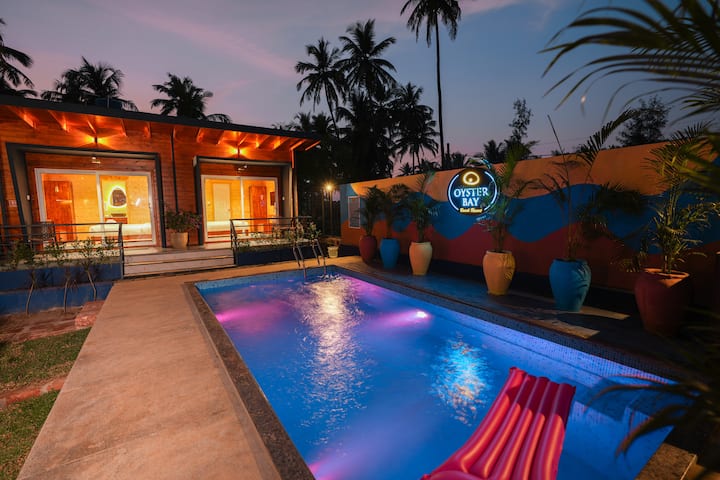 Oysterbay Cottages - Pool|walk To Beach| Breakfast - Anjuna