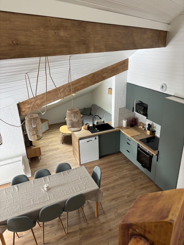 Duplex Chaleureux à Lelex-7 Min Des Télécabines - Lélex