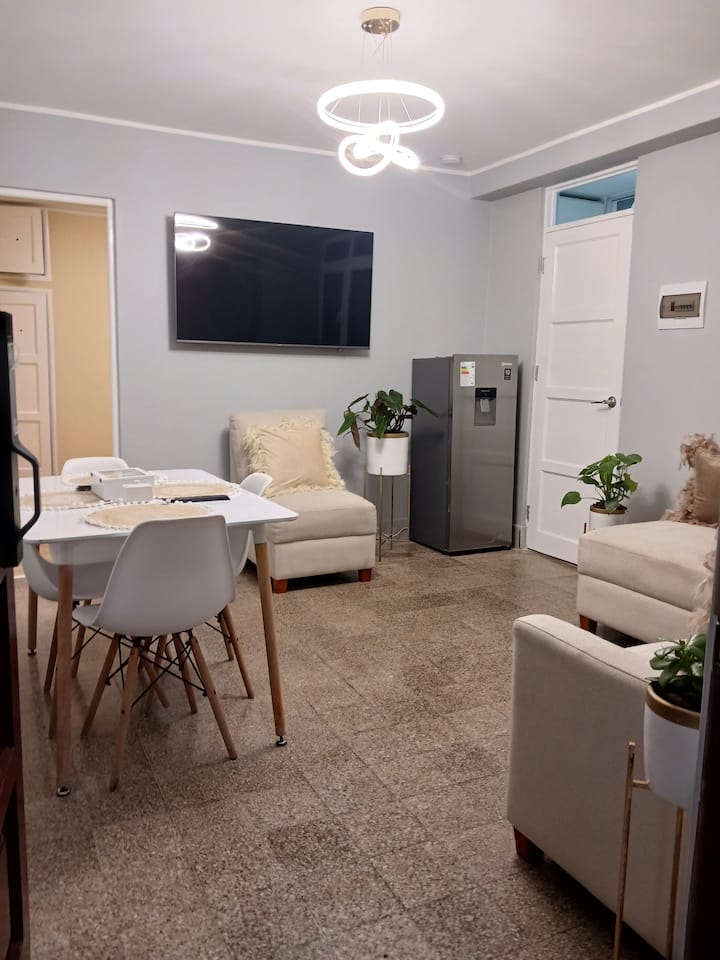 Dpto Moderno 2 Hab-centro De Lima-1 Piso-segurid - Perú