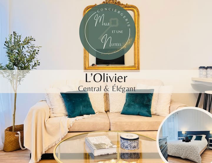 L'olivier - Central - Wifi & Netflix - Lave Linge - Troyes