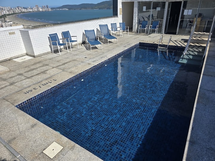 Studio Novinho Beira Mar E Piscina No Gonzaga - Santos, Brasil