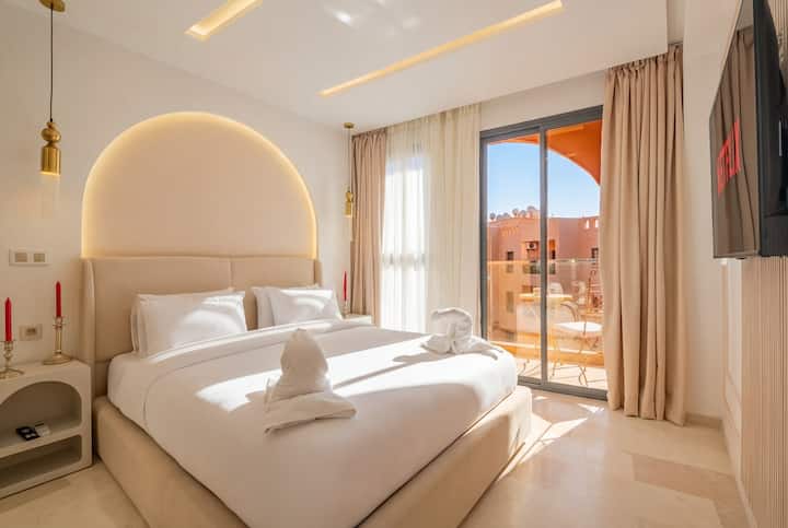 New Cozy Apt 2br / Gueliz, Heart Of Marrakech - Marruecos